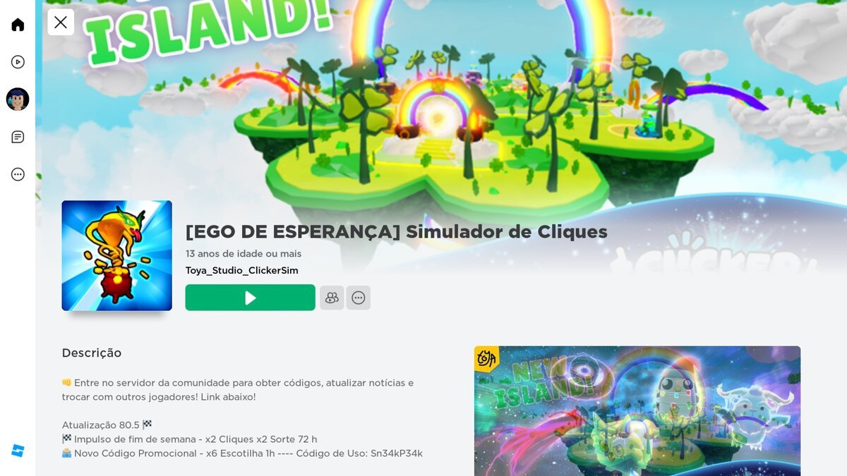 Códigos Clicker Simulator (2024)