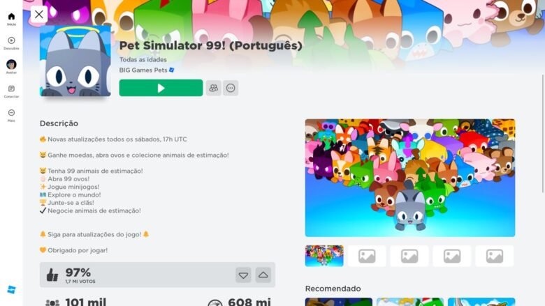 Códigos Pet Simulator 99 (2025)