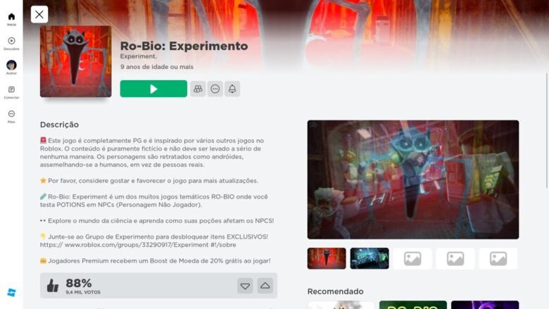 Códigos Ro-Bio Experimento (Ro-Bio Experiment) (Março 2025)